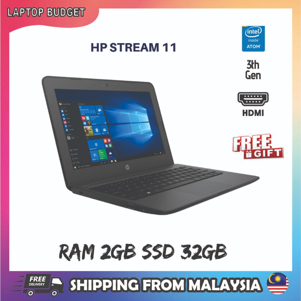 Hp Stream-11 Pro SLIM LAPTOP | Shopee Malaysia