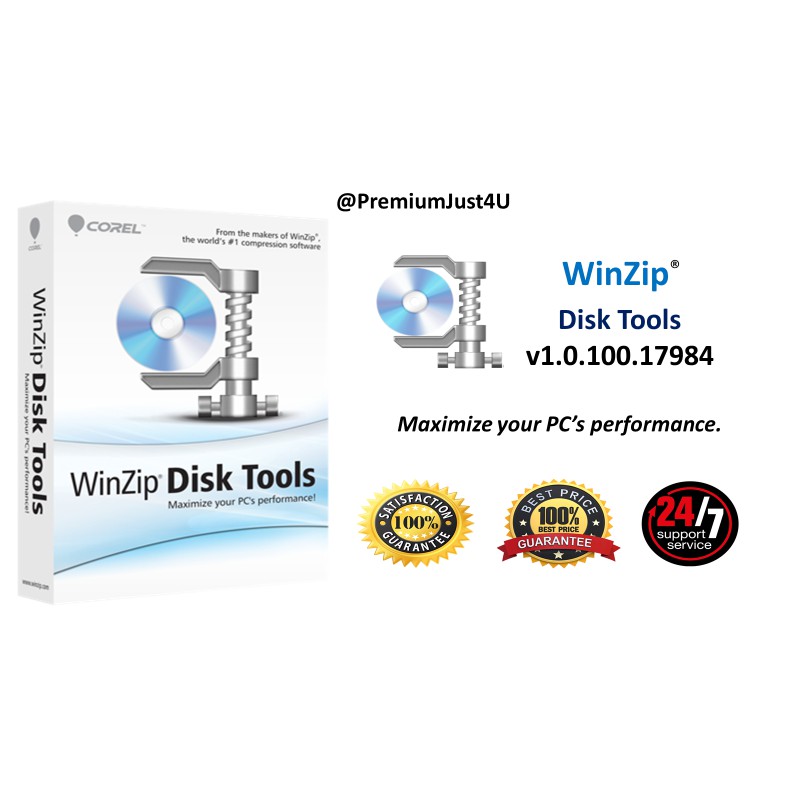 (Windows) WinZip Disk Tools v1.0.100.17984 [2019 Full Version] | Shopee ...
