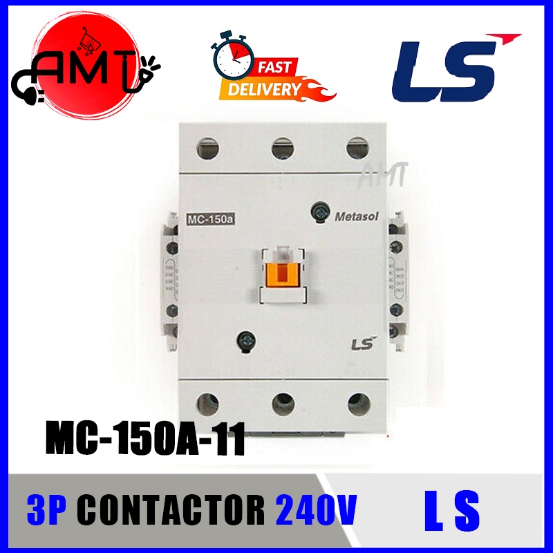 LS 150A 3P CONTACTOR 240VAC AC3 1NO1NC | Shopee Malaysia