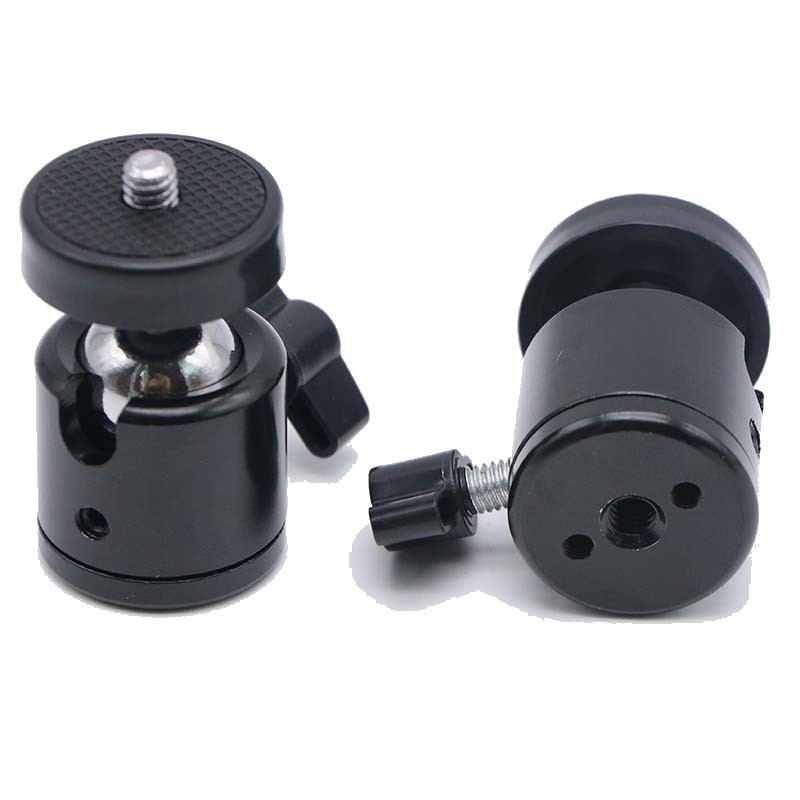 BIG 1/4”Screw 360 Degree Swivel Mini Ball Head Screw Mount Camera ...