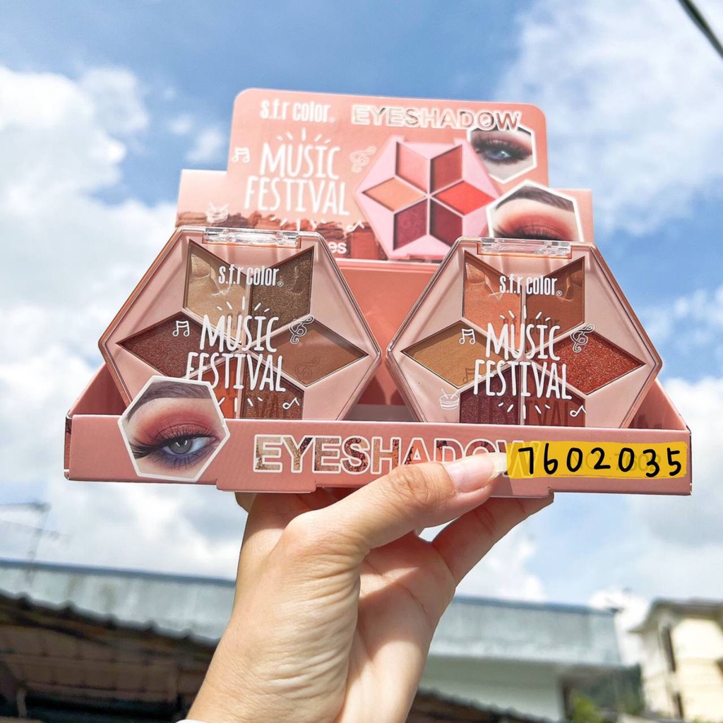 (OFFER RM2.5 / 1 PALETTE ) 1 BOX 12 PALETTE EYESHADOW MUSIC FESTIVAL 6 ...
