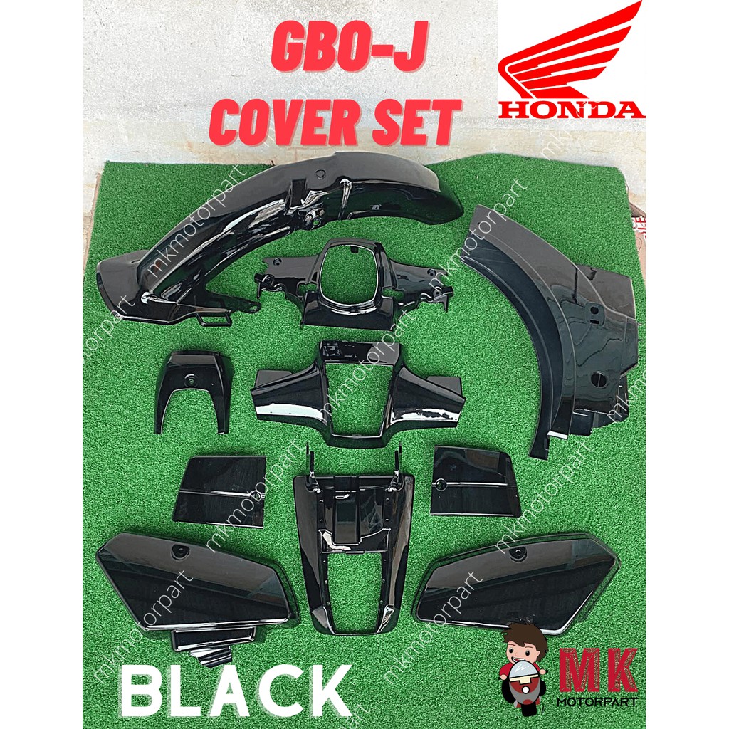 Honda GBOJ GBO-J MMC Body Cover Set BLACK M-Seki (10PCS) | Shopee Malaysia