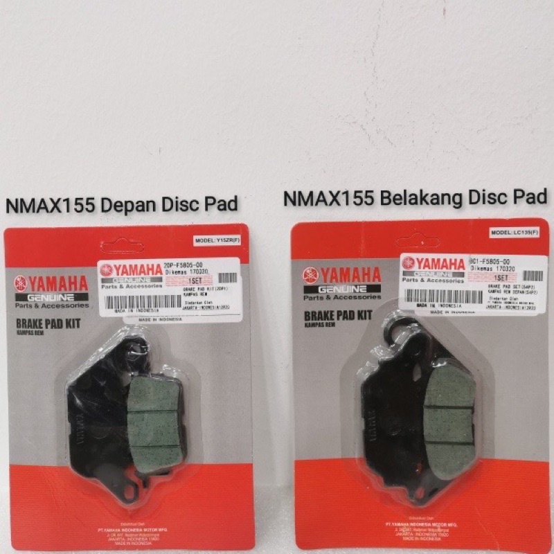 YAMAHA HONDA FRONT REAR DISC BRAKE PAD LC135 / Y15ZR / Y125 / FZ150 NEW ...