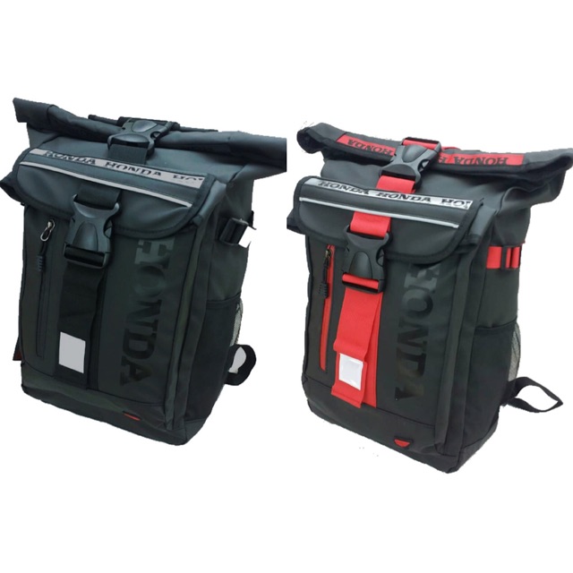Beg belakang Honda Premium Motor Rider’s Waterproof Backpack Beg Lelaki ...
