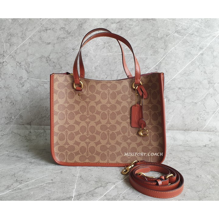 Branded COACH TYLER CARRYALL LEATHER Bag | Shopee Malaysia