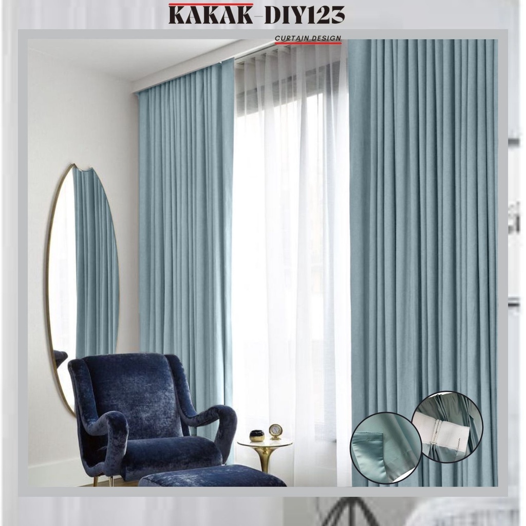G5 Ready Made Curtain!!! Siap Jahit Langsir ,Langsir RAYA Kain Tebal ...