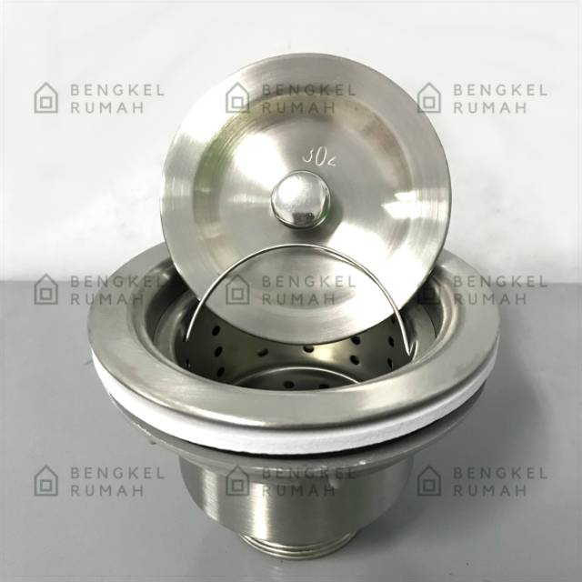 Stainless Steel sink Strainer sink apur stainless | Shopee Malaysia