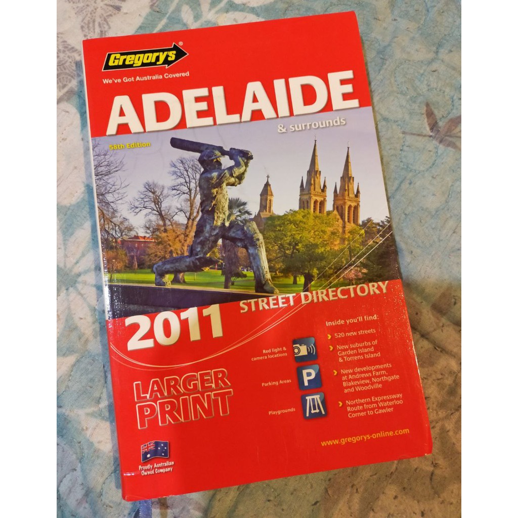 Adelaide & Surrounds 2011 Street Directory 58th Edition (Preloved Book ...