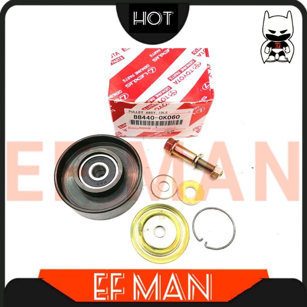 TOYOTA HILUX DIESEL FAN BELT PULLEY KUN25 HIACE KDH200 INNOVA TGN40 ...