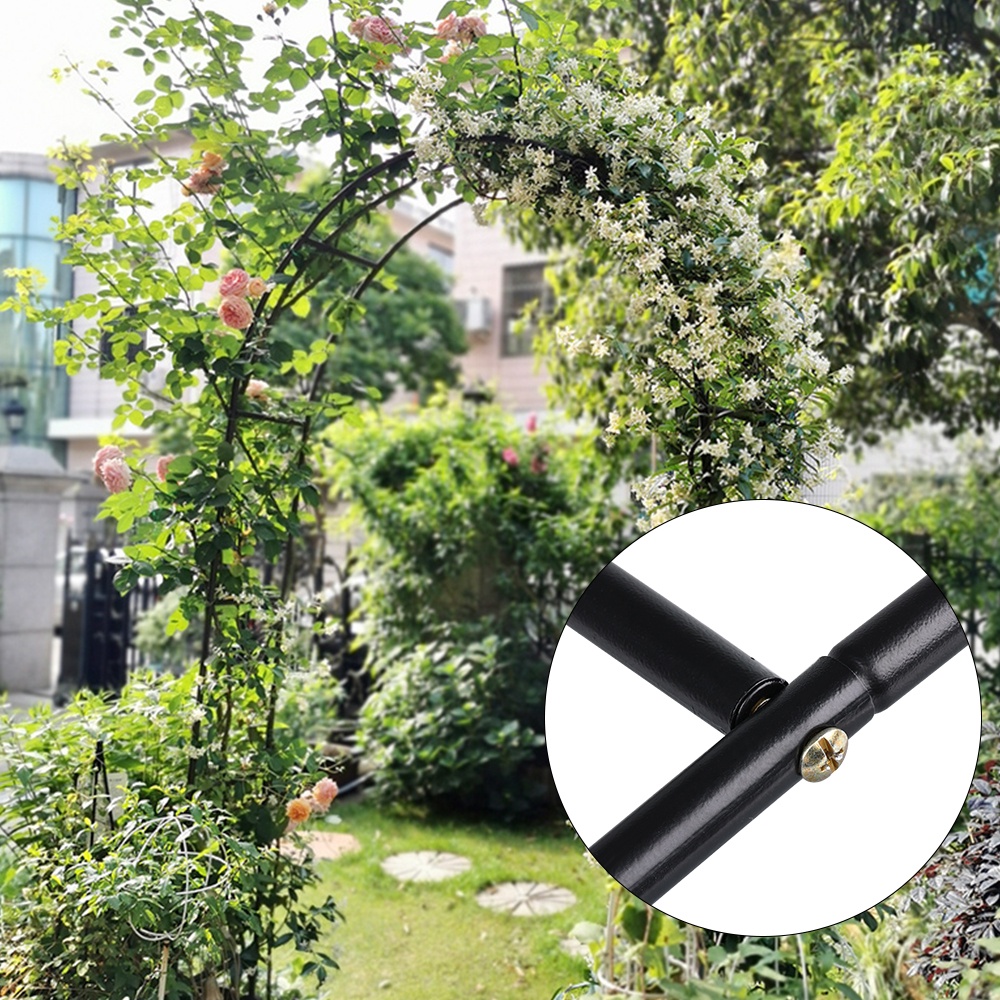 Garden Decoration Outdoor Arch Rack Wrought Iron Arch Wall Trellis For ...