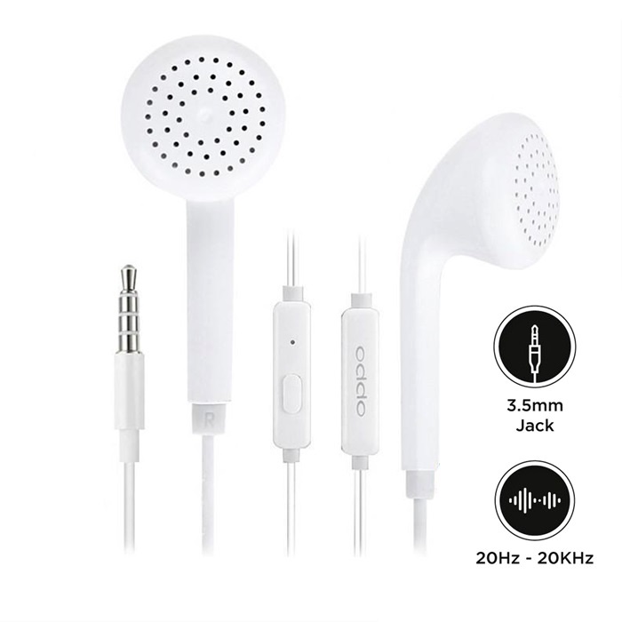 OPPO Earphones MH133 Headsets With Microphone 3.5mm In-Ear Wired ...