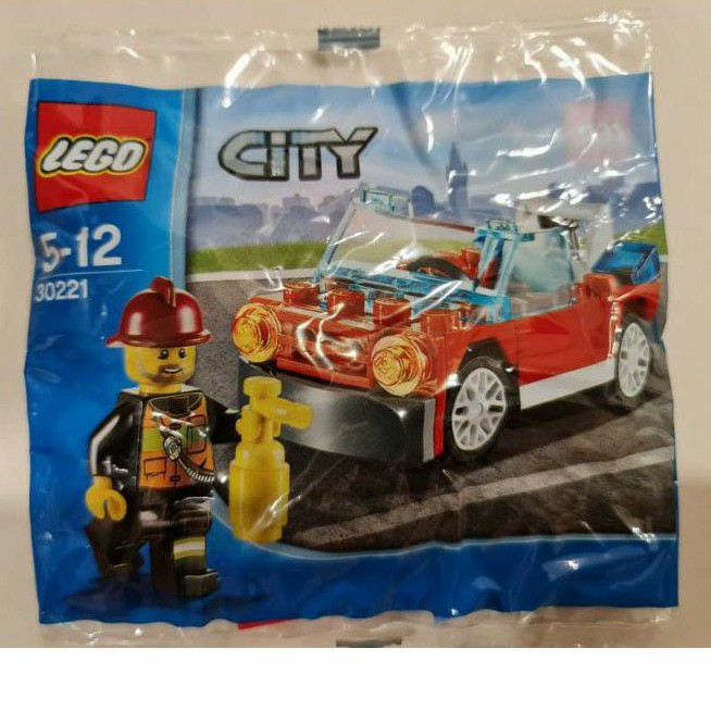 LEGO 30221 CITY Fire Car Polybag (NEW) | Shopee Malaysia