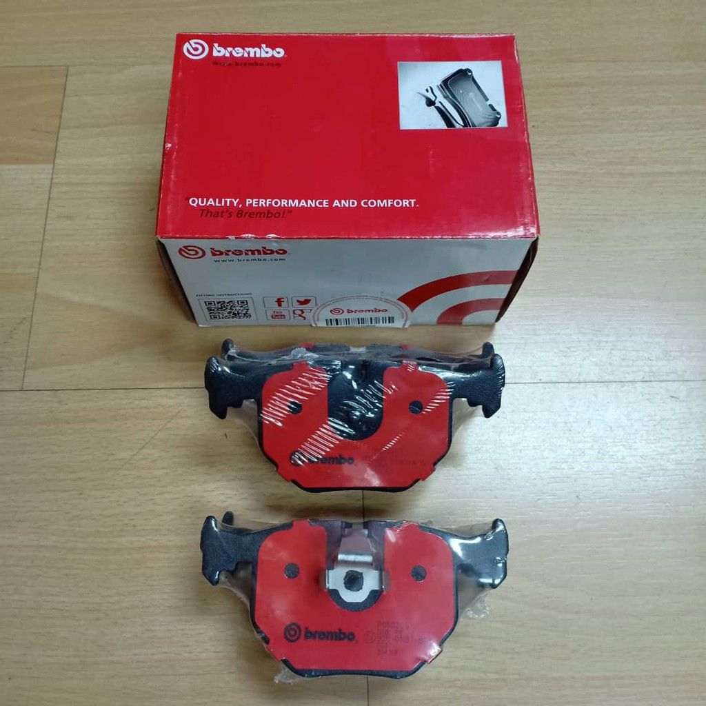rear brake pad BREMBO BMW E46 COUPE M3/ E39 M5/ E38/ E83 X5/ E85 Z4 ...