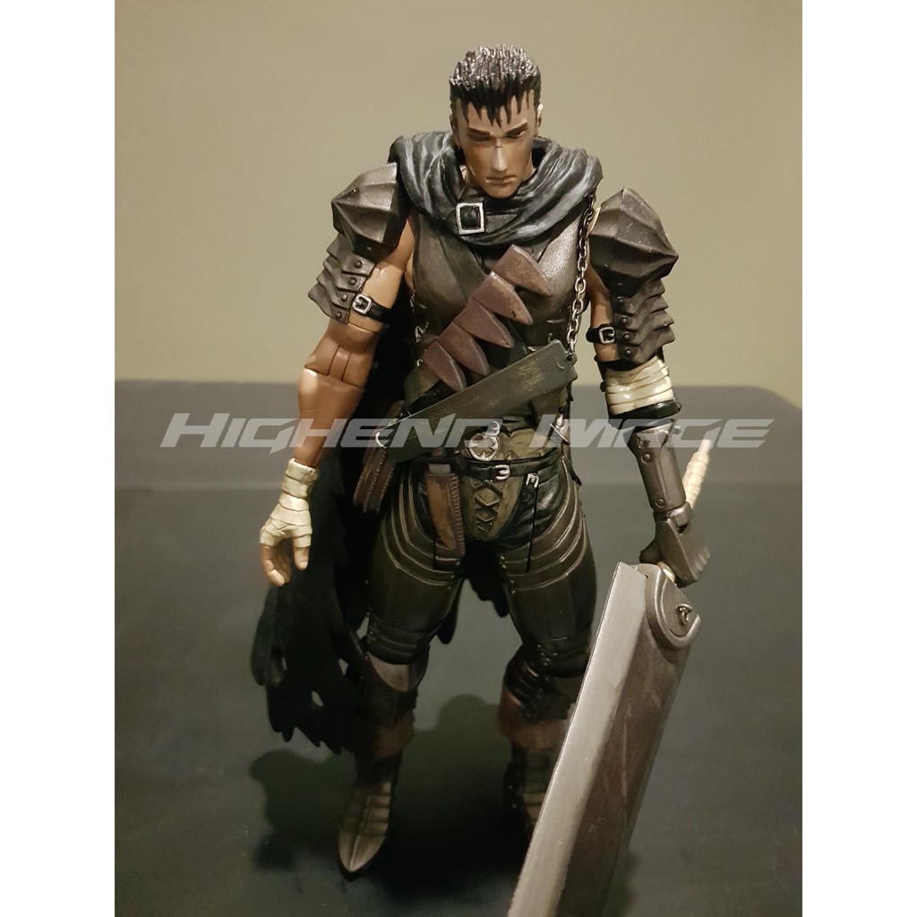Berserk figma: Guts Black Swordsman Action Figures Original (More than ...