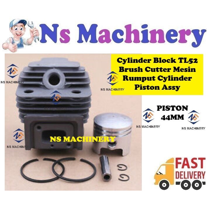 Mesin Rumput Cylinder Block Assembly Tu52/Brush cutter Block Assembly ...