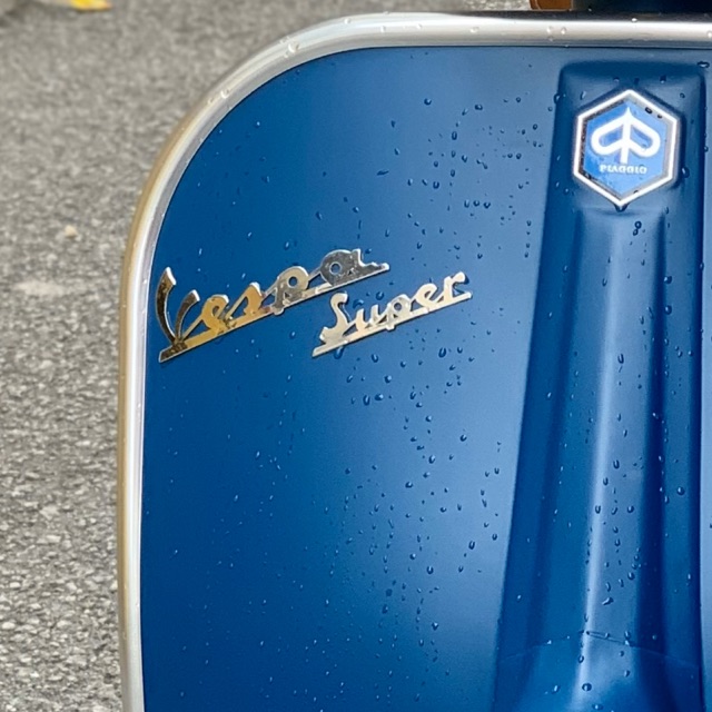 Vespa Classic Badge Logo Emblem For Vespa Sprint Silver And Black ...