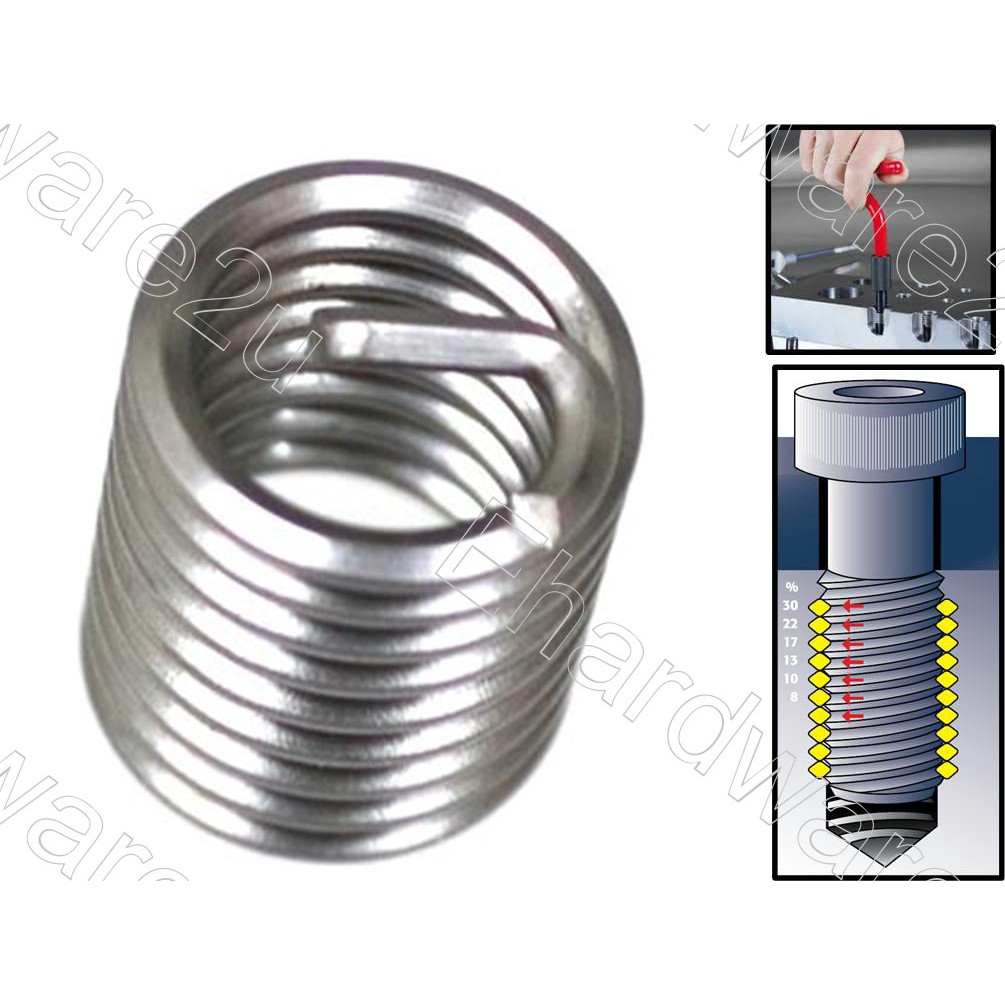 METRIC THREAD REPAIR HELICAL RECOIL INSERT (HCI) | Shopee Malaysia