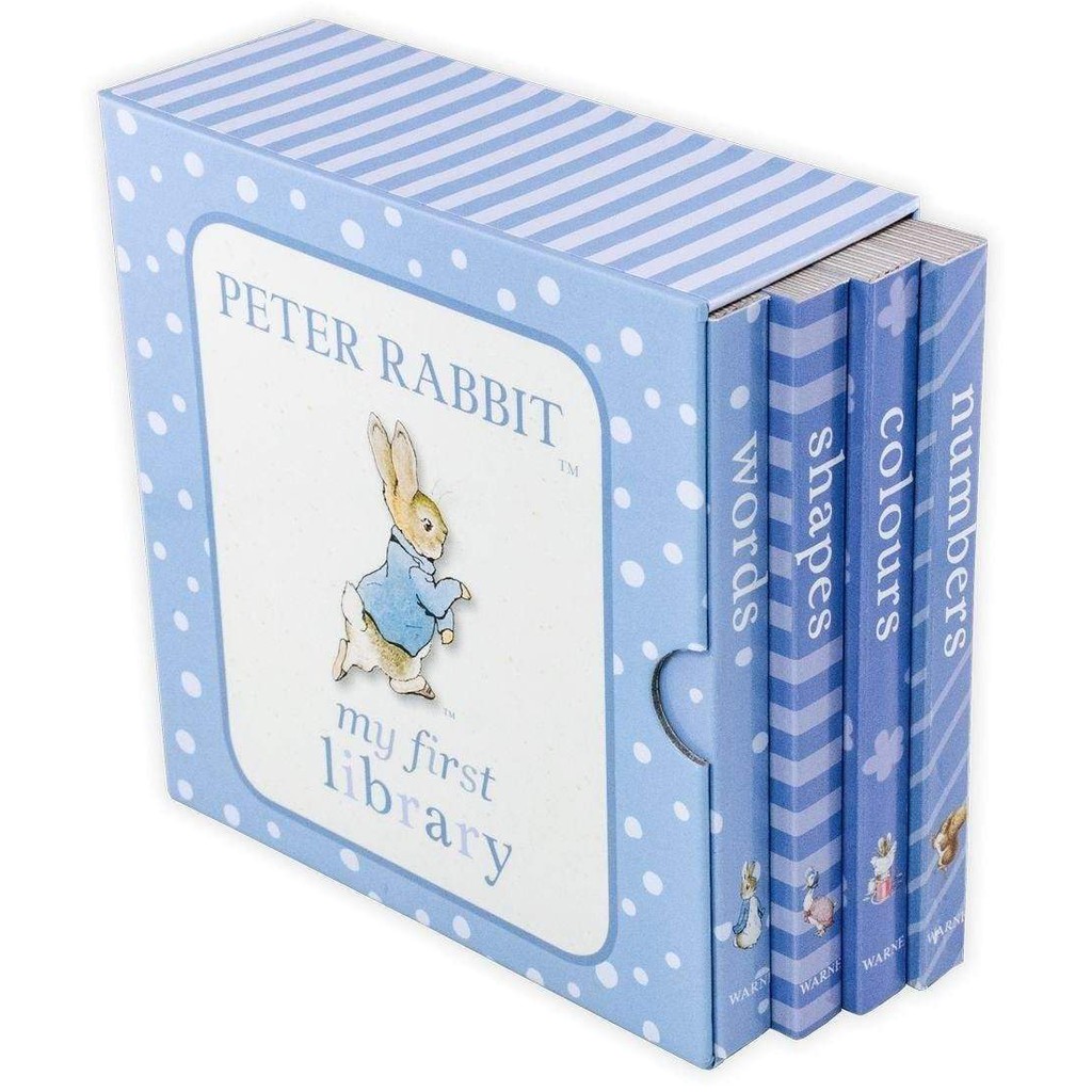 (BBW) Beatrix Potter Peter Rabbit: My First Library 4 Board Book ...