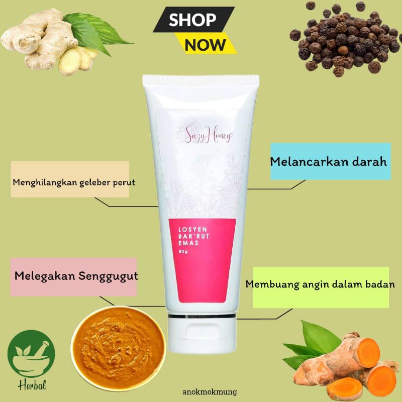 🔥HOT ITEAM🔥LOSYEN BAR'RUT EMAS UNTUK SENGGUGUT, RENGAT, PERUT BUNCIT ...