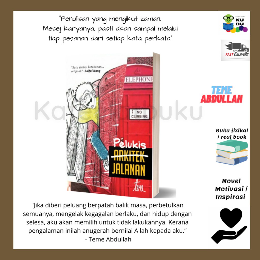 Buku Novel Teme Abdullah : Pelukis Jalanan | Shopee Malaysia