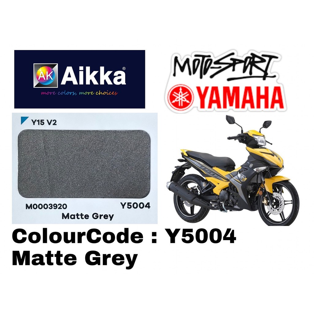 NIJIPLAY Y5004 MATTE GREY YAMAHA Y15 MX KING 2K MOTOR PAINT | Shopee ...