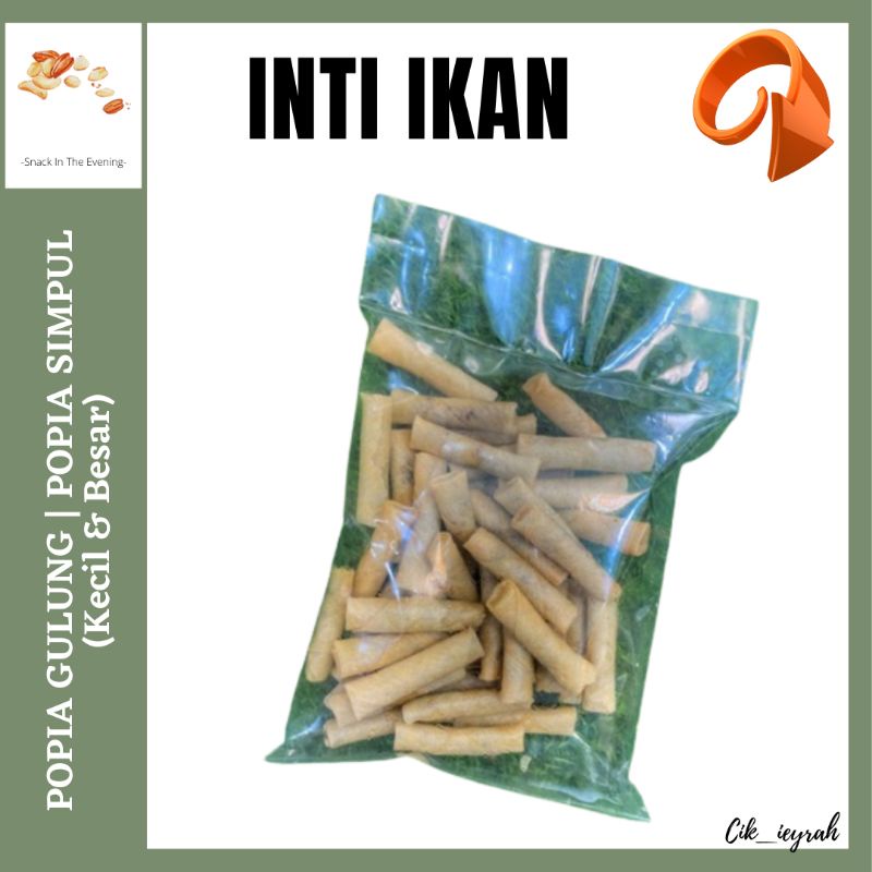 Popia Gulung & Popia Simpul Isi Ikan (Kecil-200g & Besar-500g) | Shopee ...