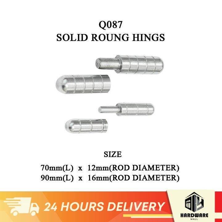 [4Pcs] Stainless Steel Solid Round Hinges Welding Door Gate Hinge Grill ...