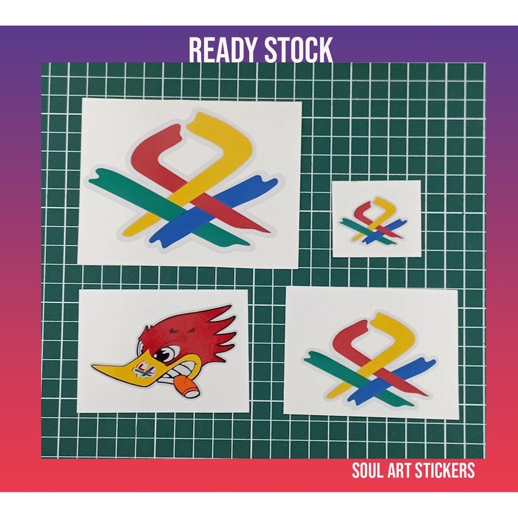 Sticker Pangkah Pantul Cahaya Sticker Motor Sticker Kereta | Shopee ...