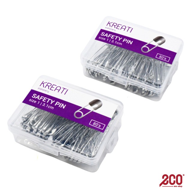 Eco Shop Safety Pins 3.1cm 2boxes/pack-0381 - AC-L009-T04-11 - AC-L009 ...