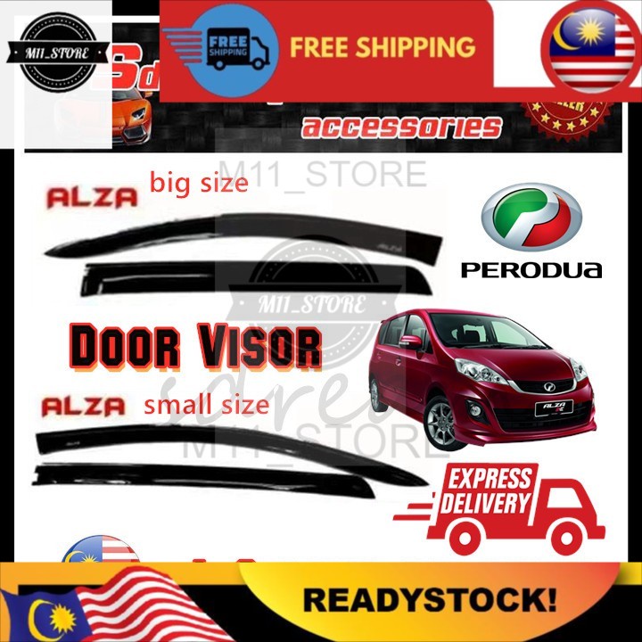Perodua Alza Door Visor(4 PCS) | Shopee Malaysia