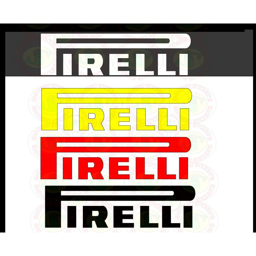 PIRELI STICKER| VINYL DECAL| STICKER MOTO| BIKE STICKER| RACING STICKER ...