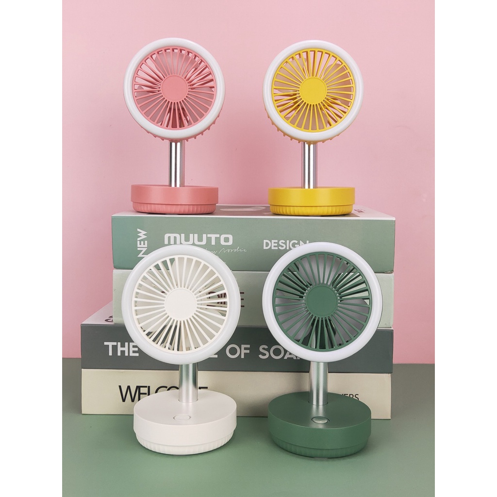 Mini Standing Fan Kipas Angin Meja Portable Mini Desktop Fan USB Strong ...