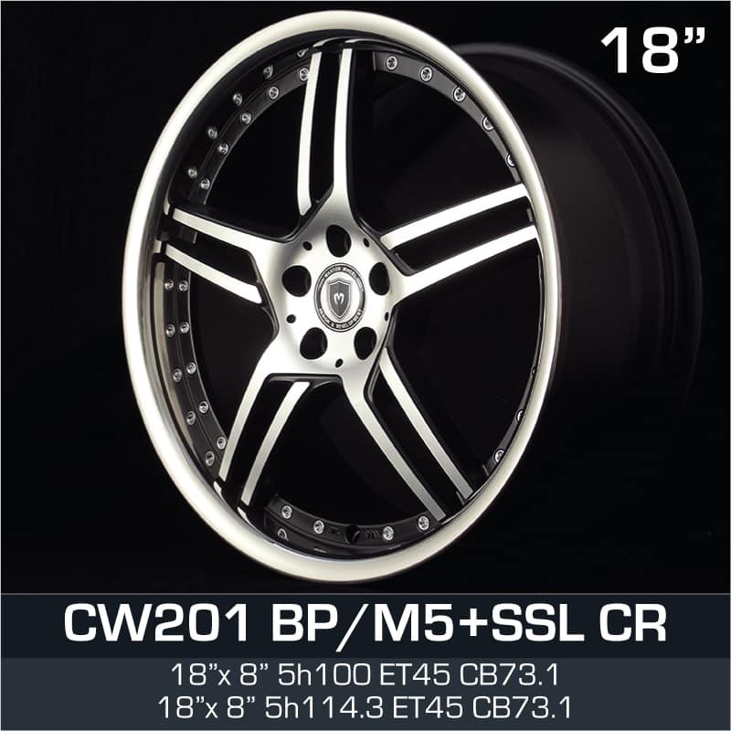 18 inch 8JJ 5X100 / 5X114.3 ET45 ORI CAR SPORT RIMS WHEELS CW201 ...