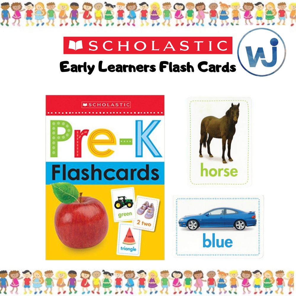 Scholastic Early Learners Flashcards - Pre-K | Shopee Malaysia