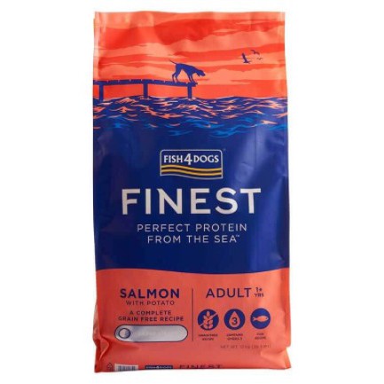 FISH 4 DOGS Finest Salmon Complete (12kg) | Shopee Malaysia