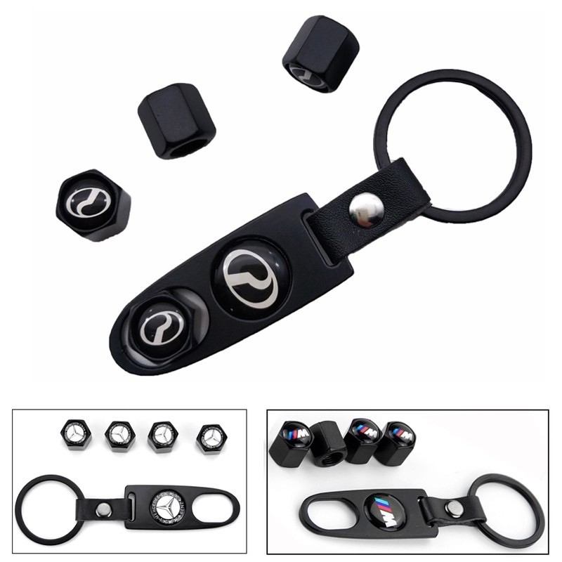4PCS Universal Car Aluminium Tire Cap Tire Valve Stem Caps Persona New ...