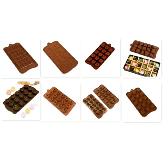 SILICONE MOULD CHOCOLATE BENTUK ACUAN SILICON COKLAT | Shopee Malaysia