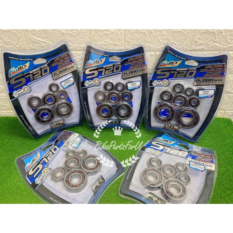 FAITO RACING S720 FIBER ENGINE BEARING SET Y16 LC135 4S NMAX LC135 5S ...