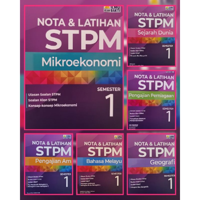 ( BERJAYA BOOK ) BUKU NOTA & LATIHAN STPM SEMESTER 1 EDISI 2022 | Shopee Malaysia