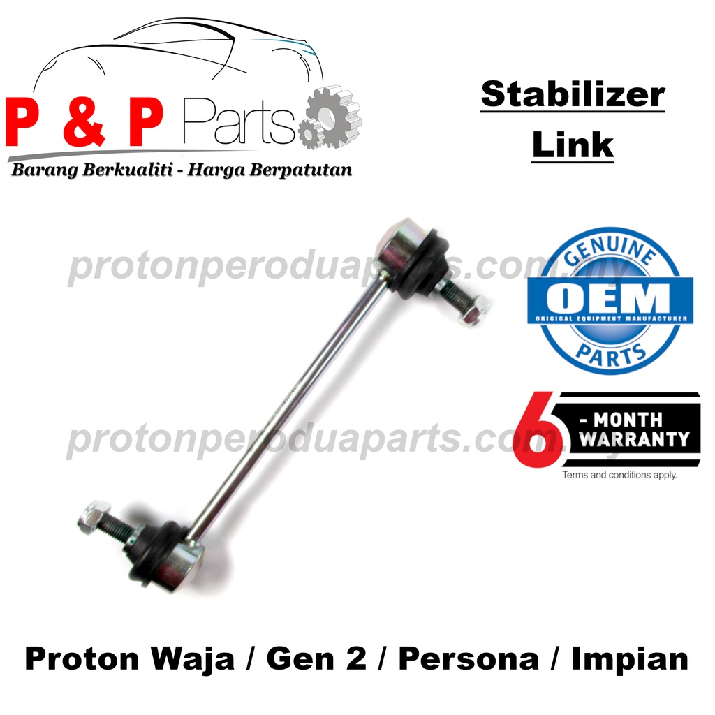 Front Absorber Stabilizer Suspension Stab Link Depan - Proton Waja Gen ...