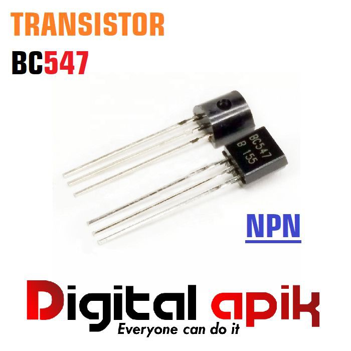 Bc547 NPN Transistor Amplifier Relay Driver BJT TO92 TO-92 TR BC 547 ...