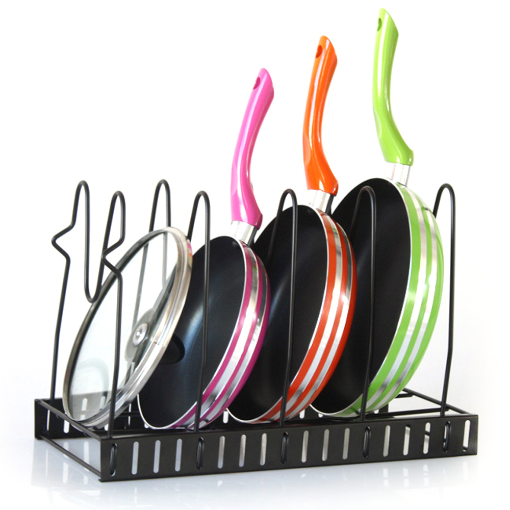 Rak Susun Kuali Adjustable Pans Organizer Pot Rack 5/8 Tiers For ...