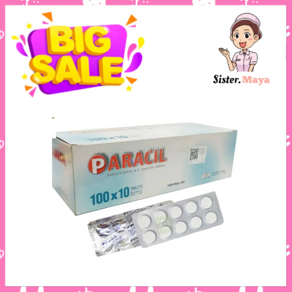 Paracil Paracetamol 500mg 1 X 10's | Shopee Malaysia