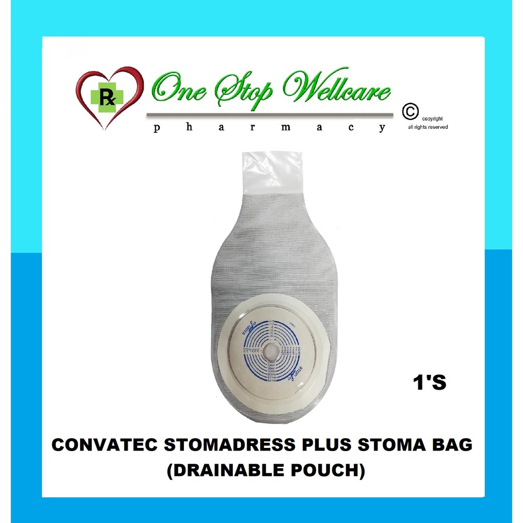 CONVATEC STOMADRESS PLUS STOMA BAG (DRAINABLE POUCH) 1'S (420591) (EXP ...