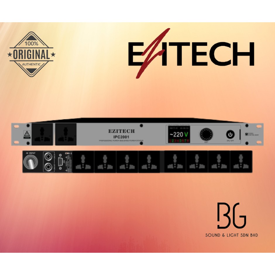 EZITECH IPC2001 / IPC-2001 PROFESSIONAL POWER SEQUENCE CONTROLLER ...