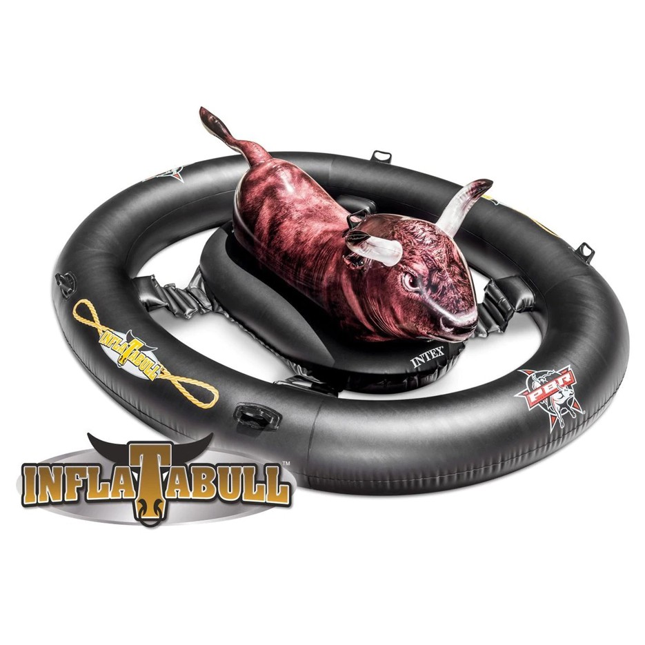 Prosun Intex InflataBull™ Ride-On Inflatable Rodeo Cowboy Swimming Pool ...