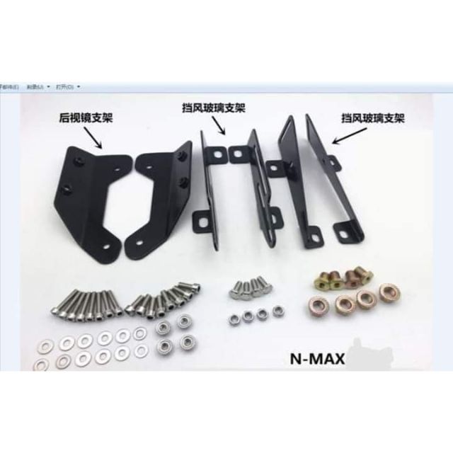Nmax side mirror bracket.. | Shopee Malaysia