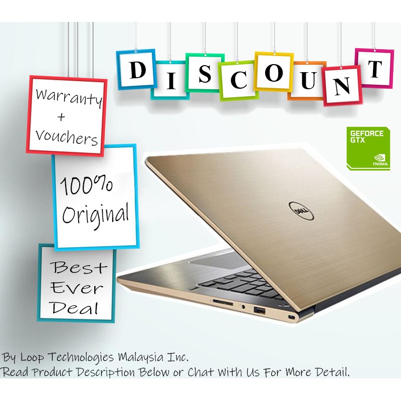 Dell Vostro 14 / Core i5-6th Gen / Dual Graphic Card | Shopee Malaysia