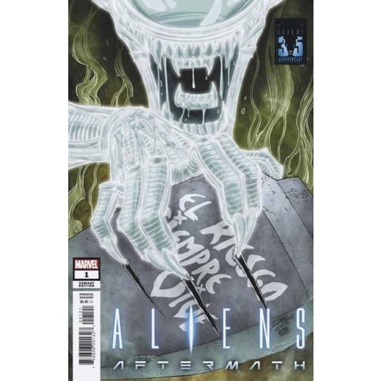 ALIENS AFTERMATH #1 - MARVEL COMICS - REAL COMIC BOOK - NO ONE CAN HEAR ...