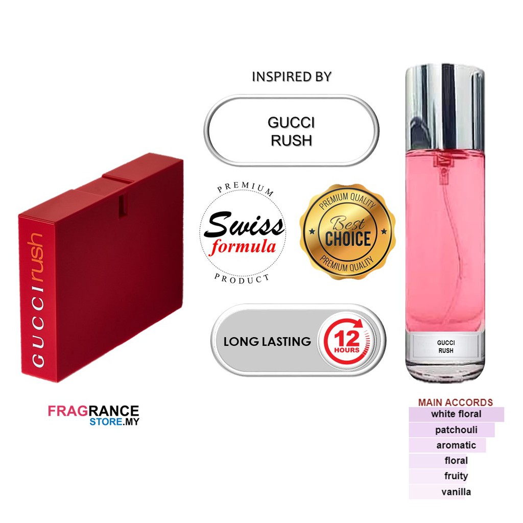 GOCCI RUSH PERFUME 35ML PERFUME TAHAN LAMA EDP PERFUME | Shopee Malaysia